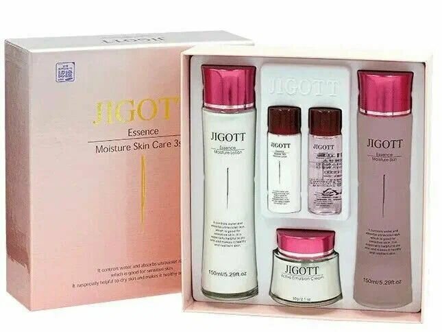 Jigott Подарочный увлажняющий набор Essence Moisture Skin Care 3Set