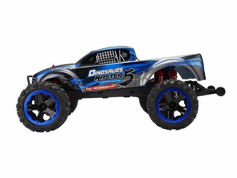 Р/у монстр Remo Hobby Dinosaurs Master Brushless UPGRADE (синий) 4WD 2.4G 1/8 RTR