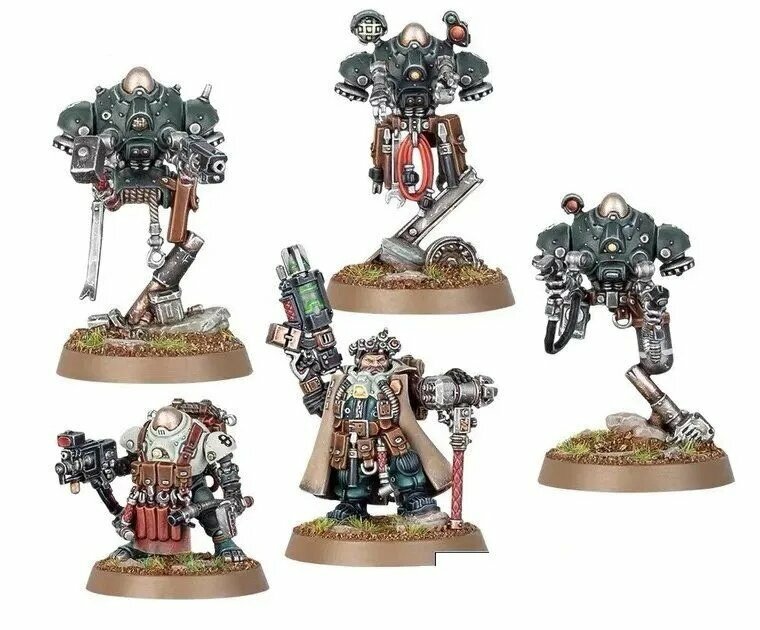 Смола Миниатюра Warhammer 40000 The Leagues of Votann BROKHYR IRON-MASTER / миниатюр для настольной игры Упражнения для раскрашивания