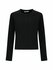 Кардиган Max Mara Round neck cardigan, размер 38, black/black