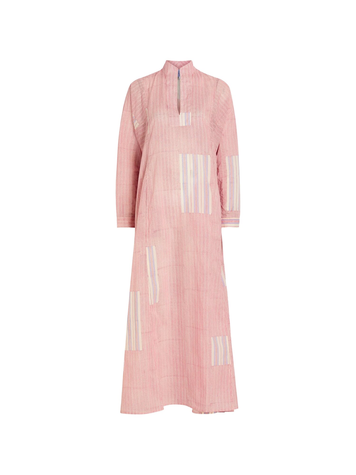 Платье Parvati Kaftan striped patchwork long dress