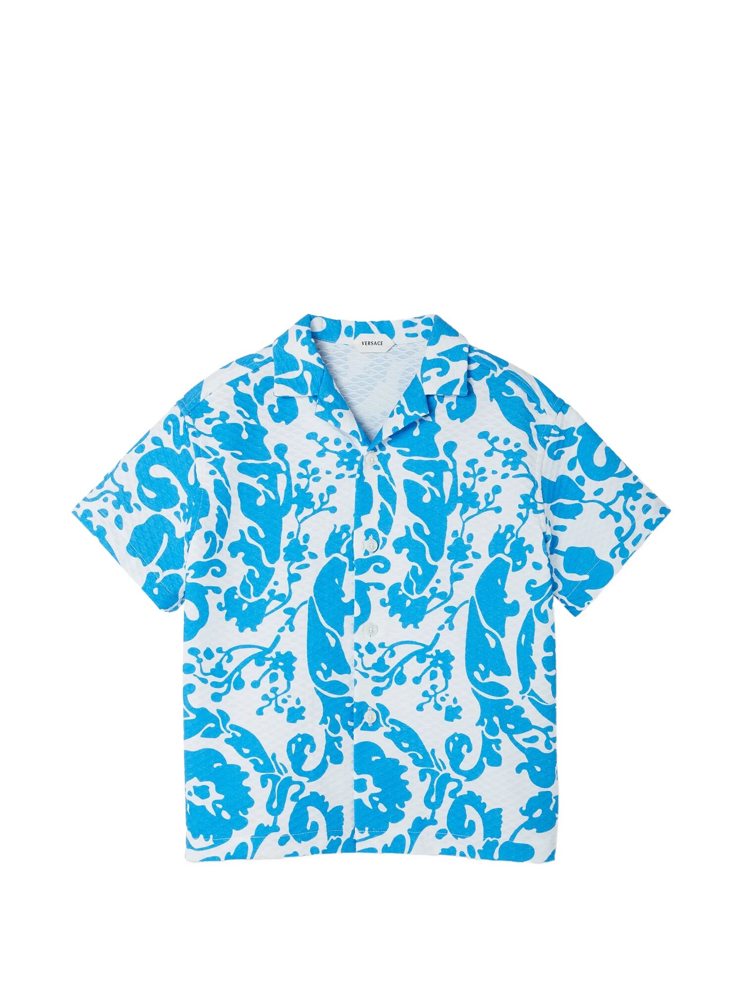 Рубашка Printed cotton-piqué shirt
