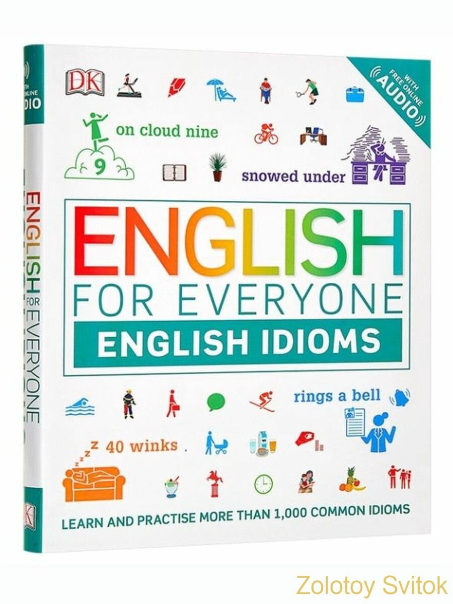 Книга "English for Everyone Idioms", английский, мягкий переплет, 2019 г.