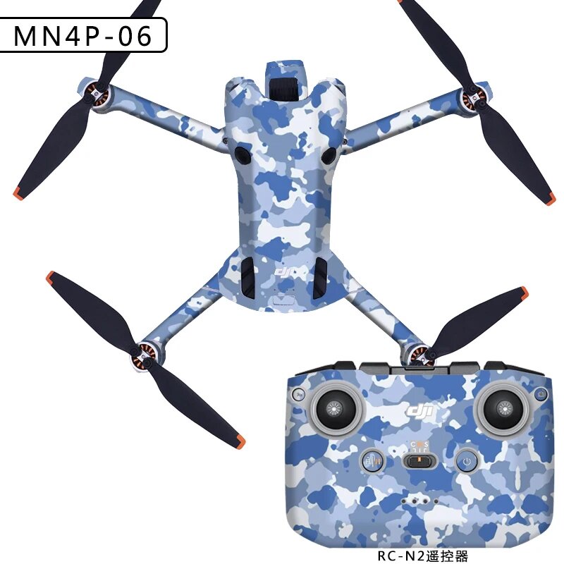 Наклейки камуфляж для DJI Mini 4 Pro, Цвет: 06 RC N2
