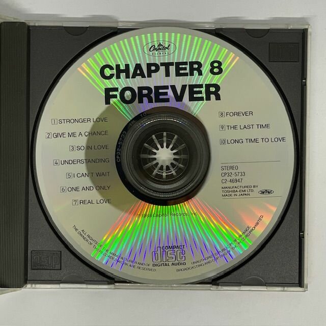 Chapter 8-Forever (CD, JAPAN) '88 MINT — фото 1