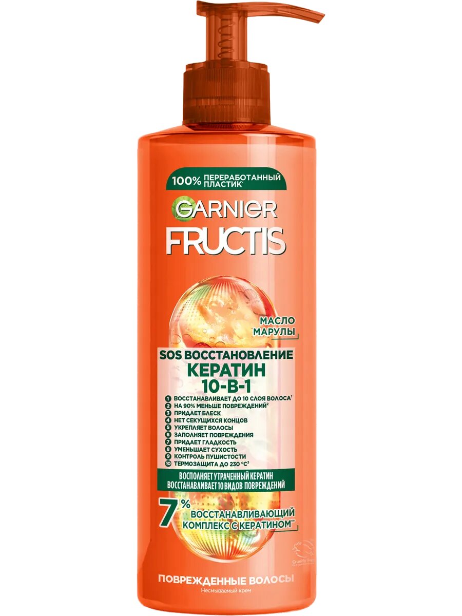 Крем-уход для поврежденных волос FRUCTIS SOS Восстановление