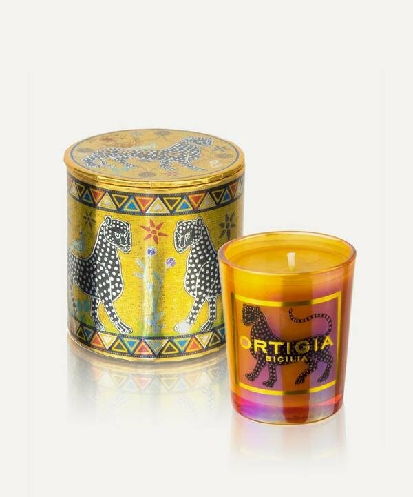 Ortigia Подарочная свеча Macchiamare Oro Scented Candle, 80 г