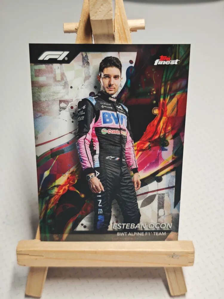 2024 Topps Finest Набор карточек для коллекционирования F1 OCON 9