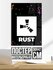 Постер на стену Rust конфети