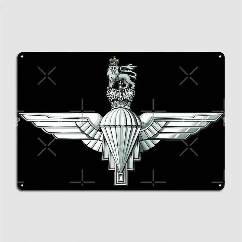 Металлическая табличка Paras British Army 14x20cm, As The Picture