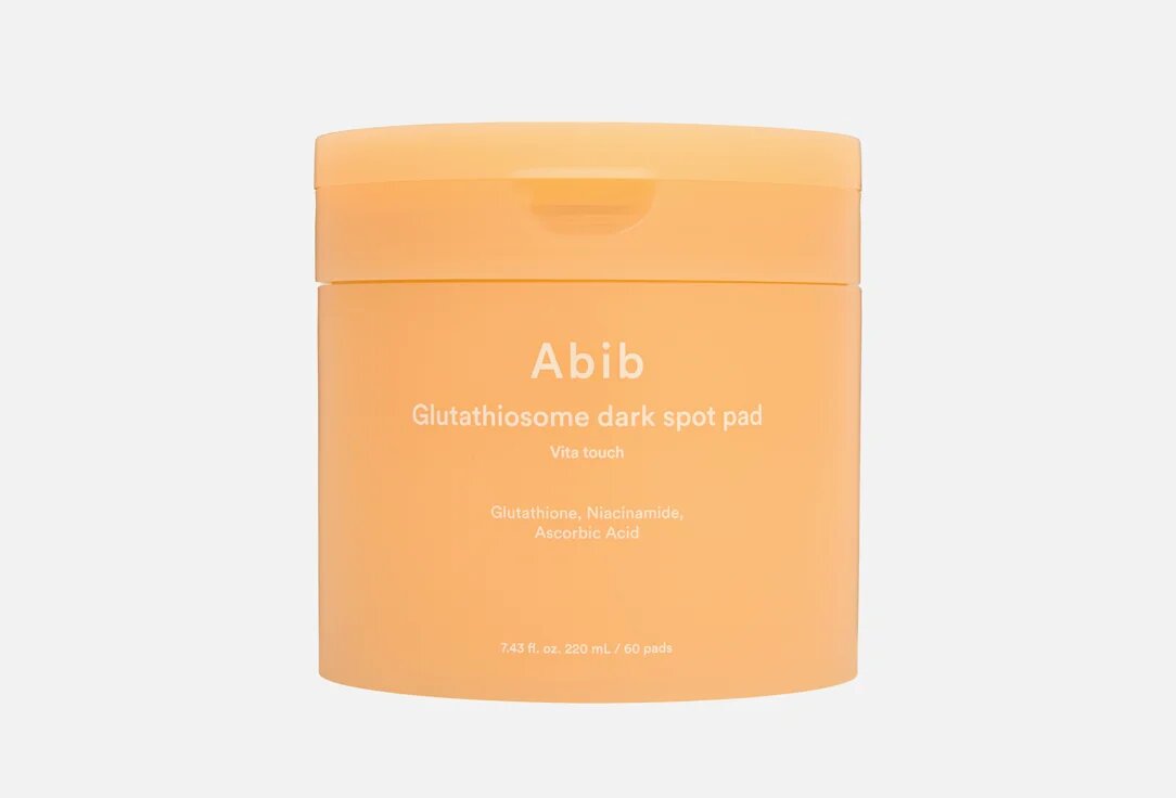ABIB Glutathiosome Vita touch Диски для выравнивания тона кожи лица 60 шт