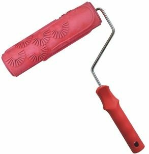 Декоративный Жесткий Резиновый Валик одуванчики Stmdecor EG031T 18см.