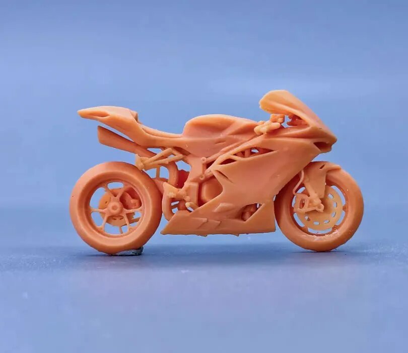 Фигурки EHCMODEL мотоциклисты 1/64, 1/43 не окрашенные T212-moto, 1 l 87 scale