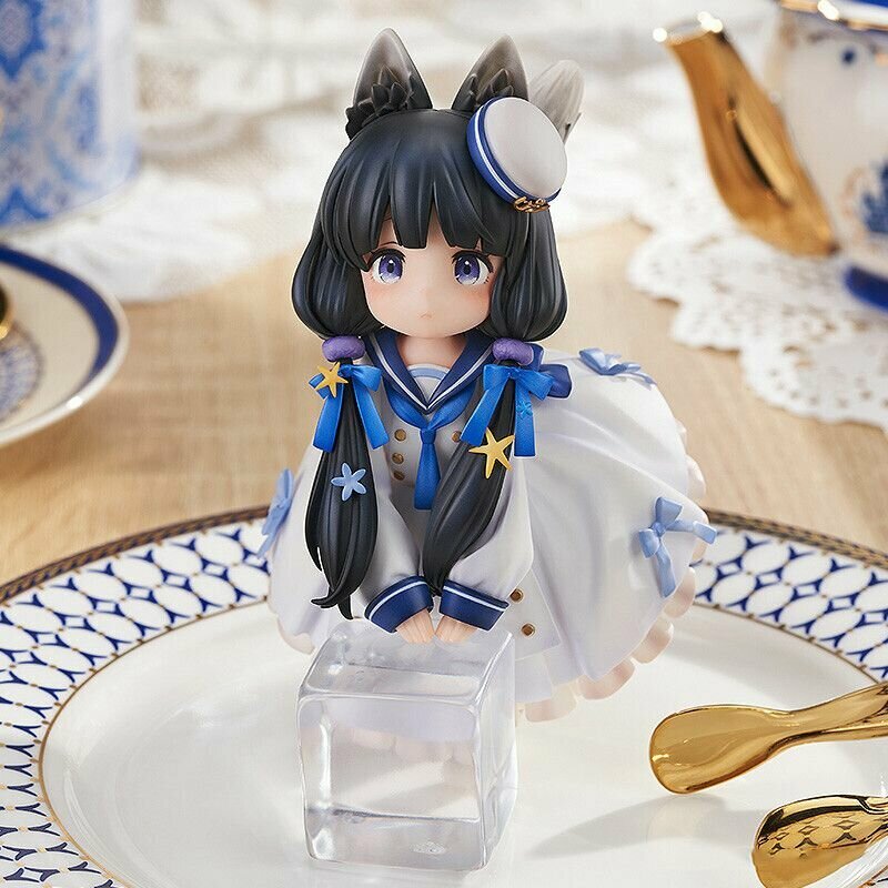 Аниме-фигурка RIBOSE Tea Time Cats Q версии Корова-кошка 12cm(Без чайника)