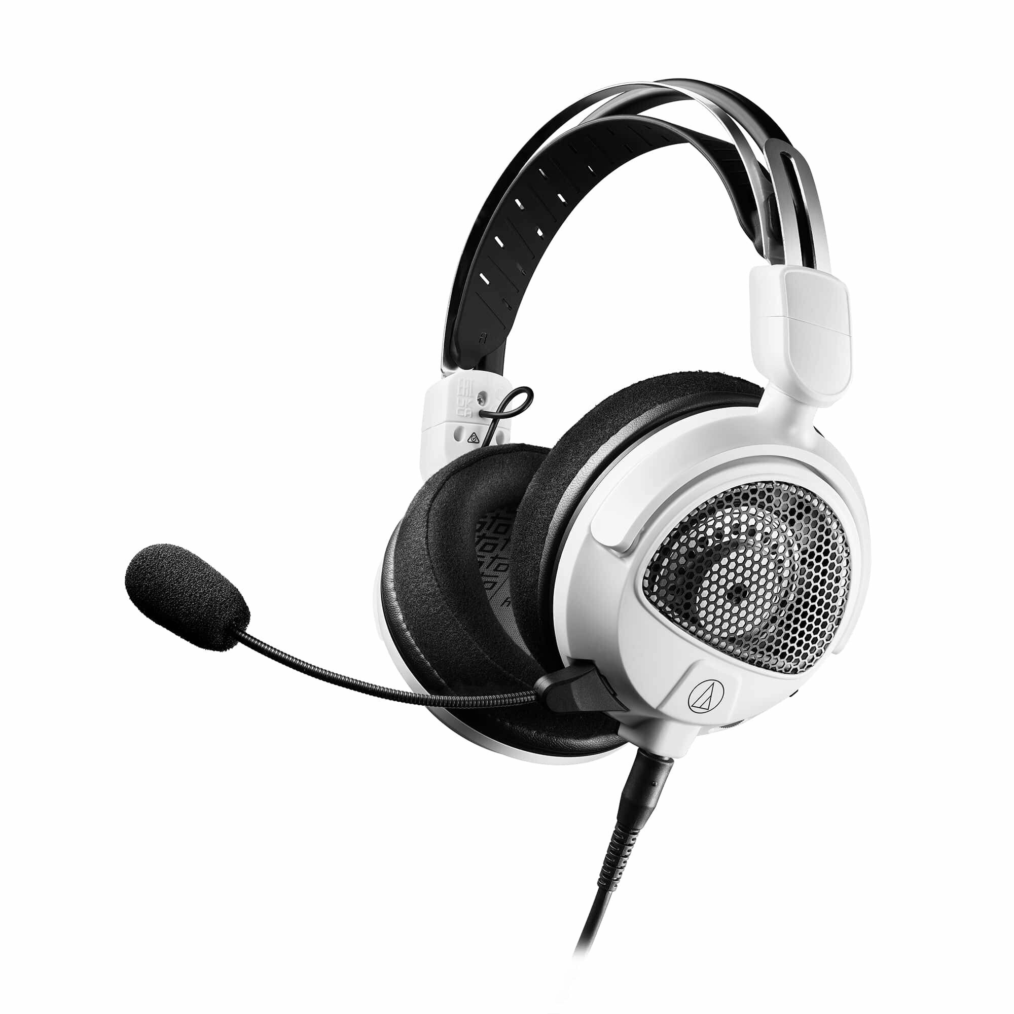 Наушники AUDIO-TECHNICA ATH-GDL3WH, проводные, съемный микрофон