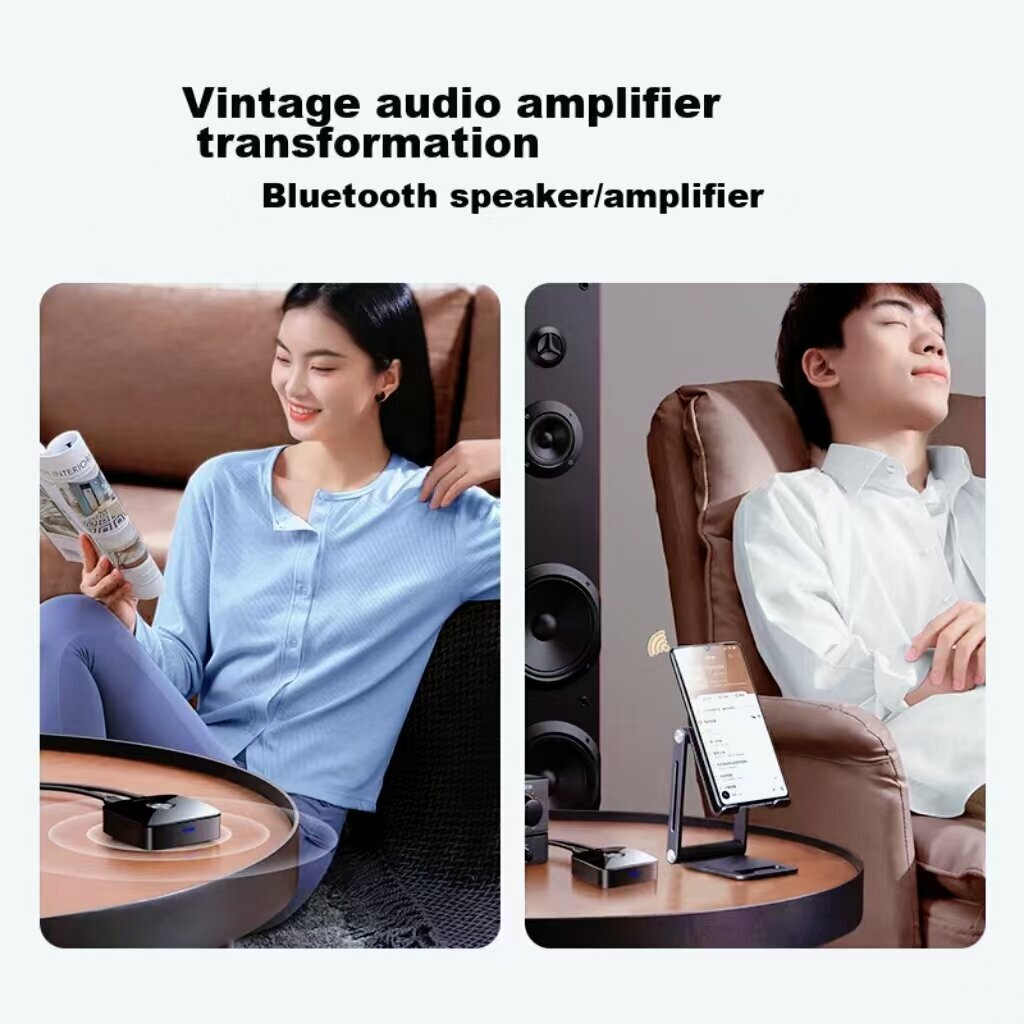Bluetooth-адаптер Lulian 30444, AUX 3,5 мм, приёмник, Bluetooth 5.0, для автомобиля и колонок