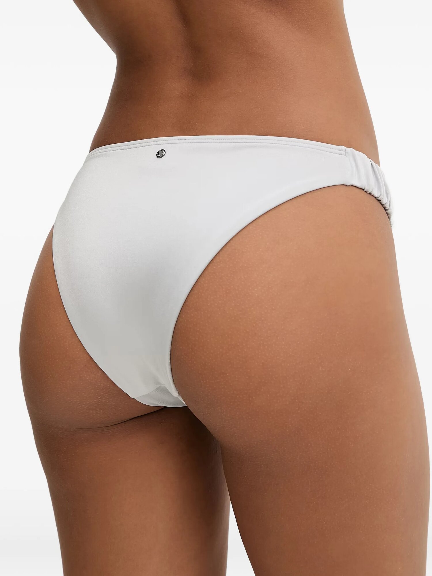 Купальник Armani Exchange Ruched-side bikini bottoms, размер 44, grey — фото 1