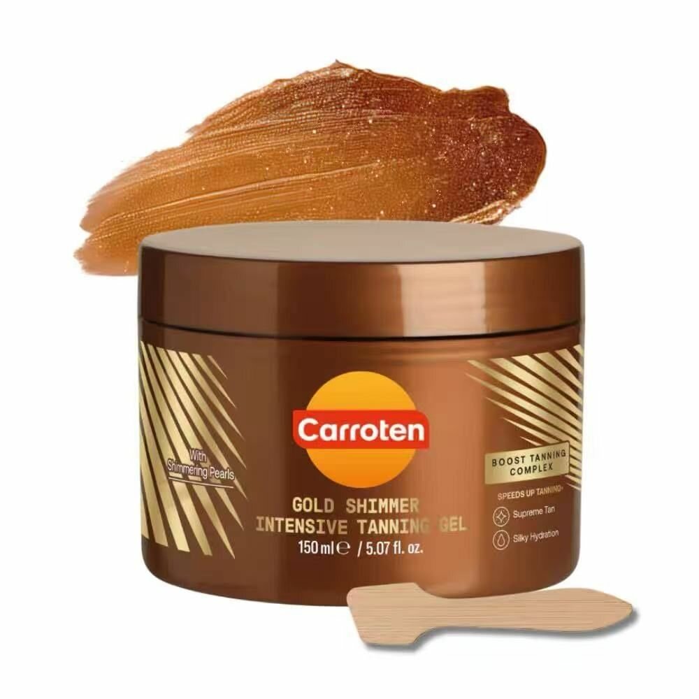 Carroten Gold Shimmer Tanning Spf 0 Золотой мерцающий бронзирующий гель для загара 150 мл C221431102