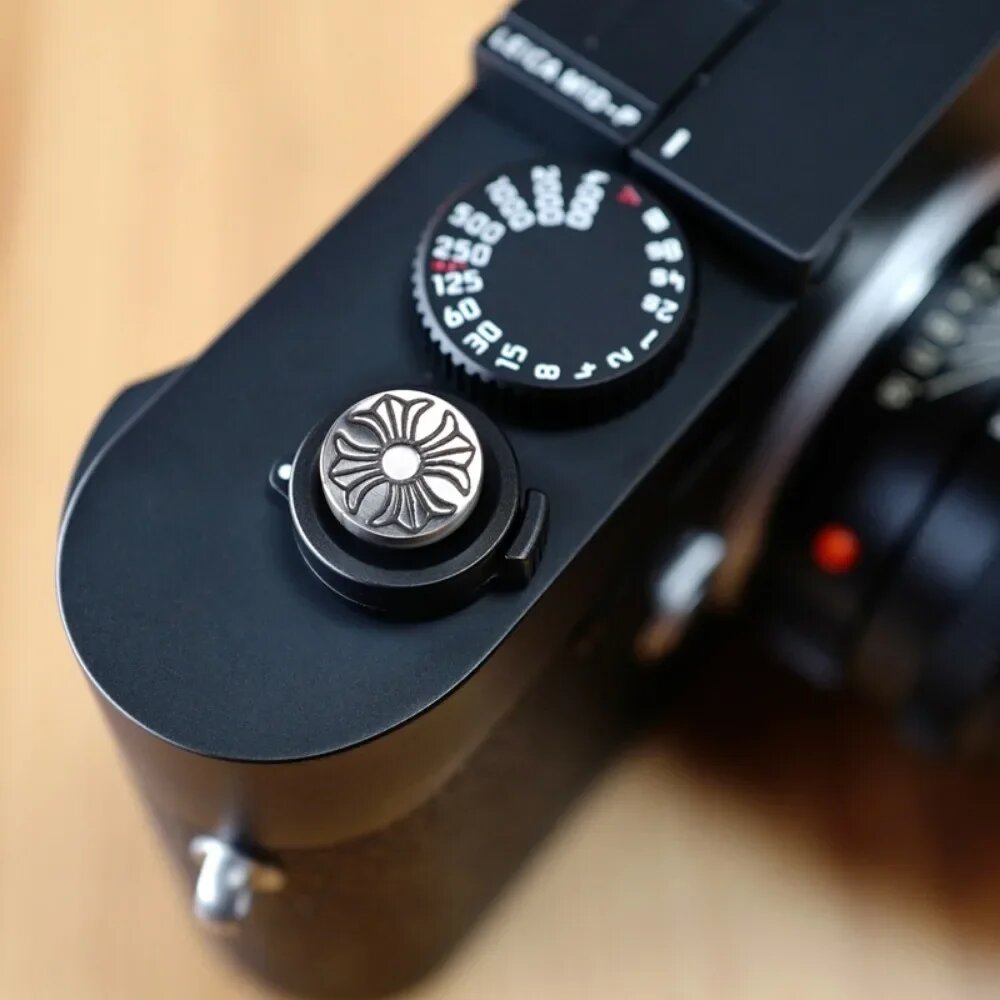 Серебряная кнопка затвора камеры для Leica M3 4, 5, 6, 7, 8, 9, M10 M11 M-серии S925, военная крестовая кнопка с мягким спуском затвора