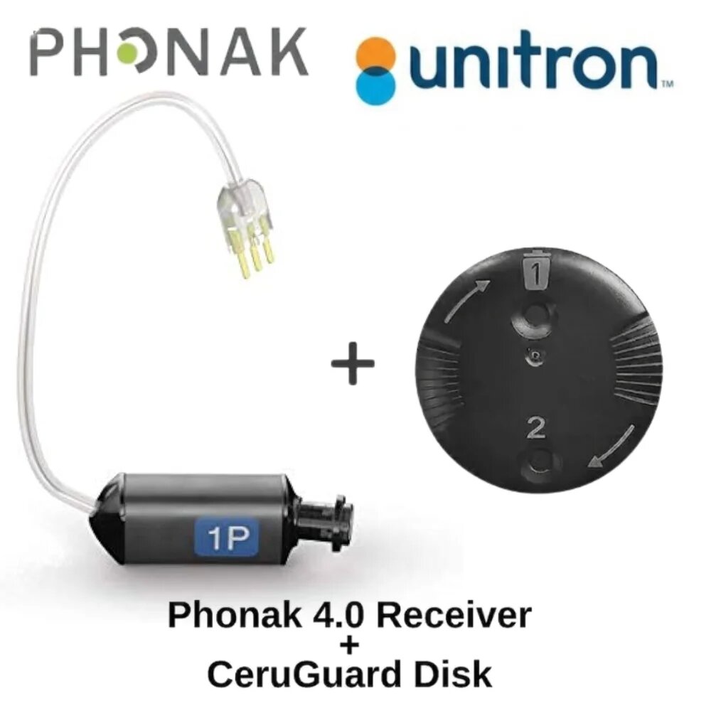 Приемник Phonak Unitron Size 1 для слухового аппарата RIC SDS 4.0 1P L