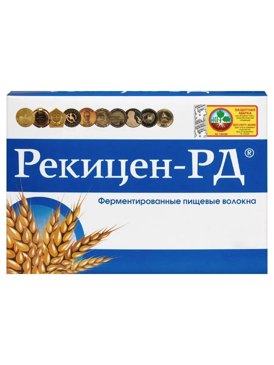 Рекицен-РД пшеничные отруби, фермент 100 гр - 6 уп