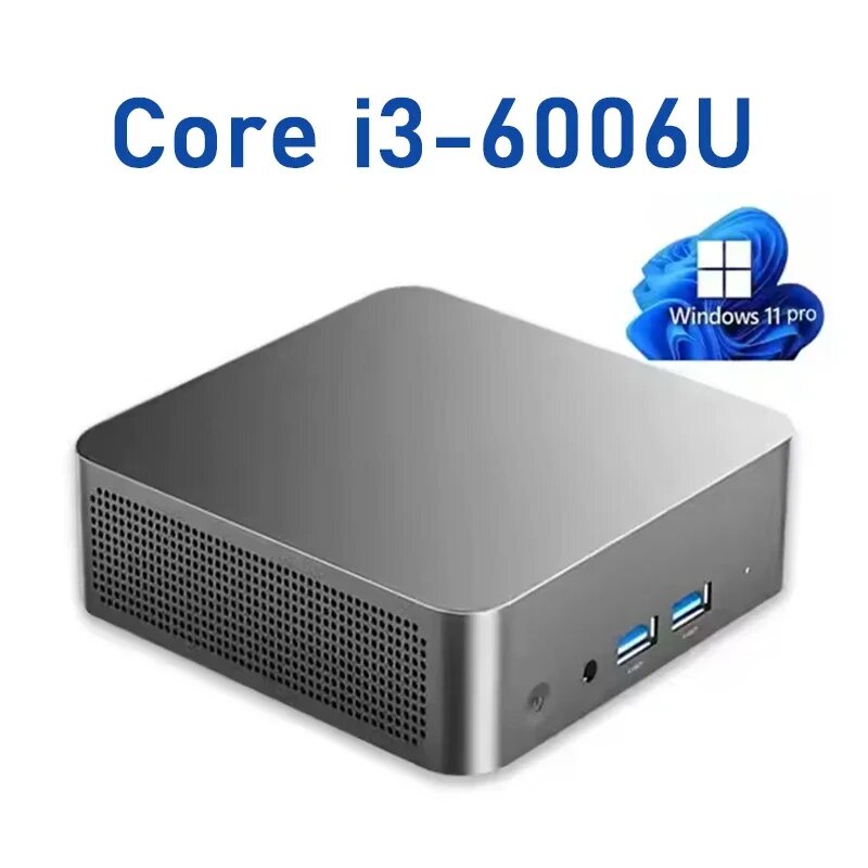 Мини-ПК Windows 11 Pro Core i3 6006U 32GB RAM 1TB 2TB SSD WIFI 6 BT5.2 4K HD Мини-игровой офисный учебный ПК с 3-летней гарантией