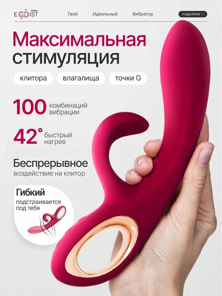 Вибратор для женщин Кролик. Вибратор для клитора