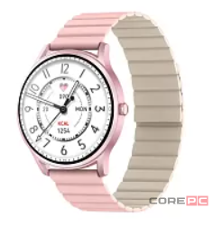 Часы Kieslect Watch Lora YFT2047EU, розовые, уведомления и мониторинг здоровья