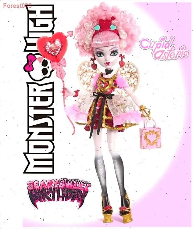 Кукла Monster High Купидон Астерия коллекционная для девочек от 8 лет