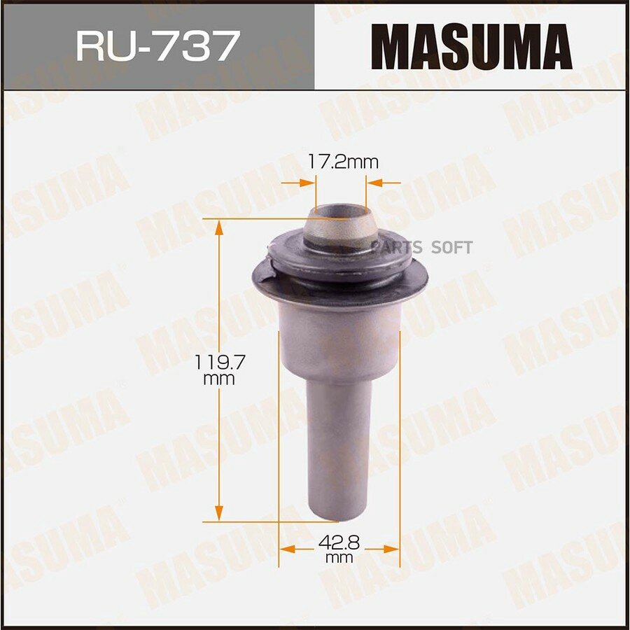 Сайлентблок MASUMA RU-737 | цена за 1 шт