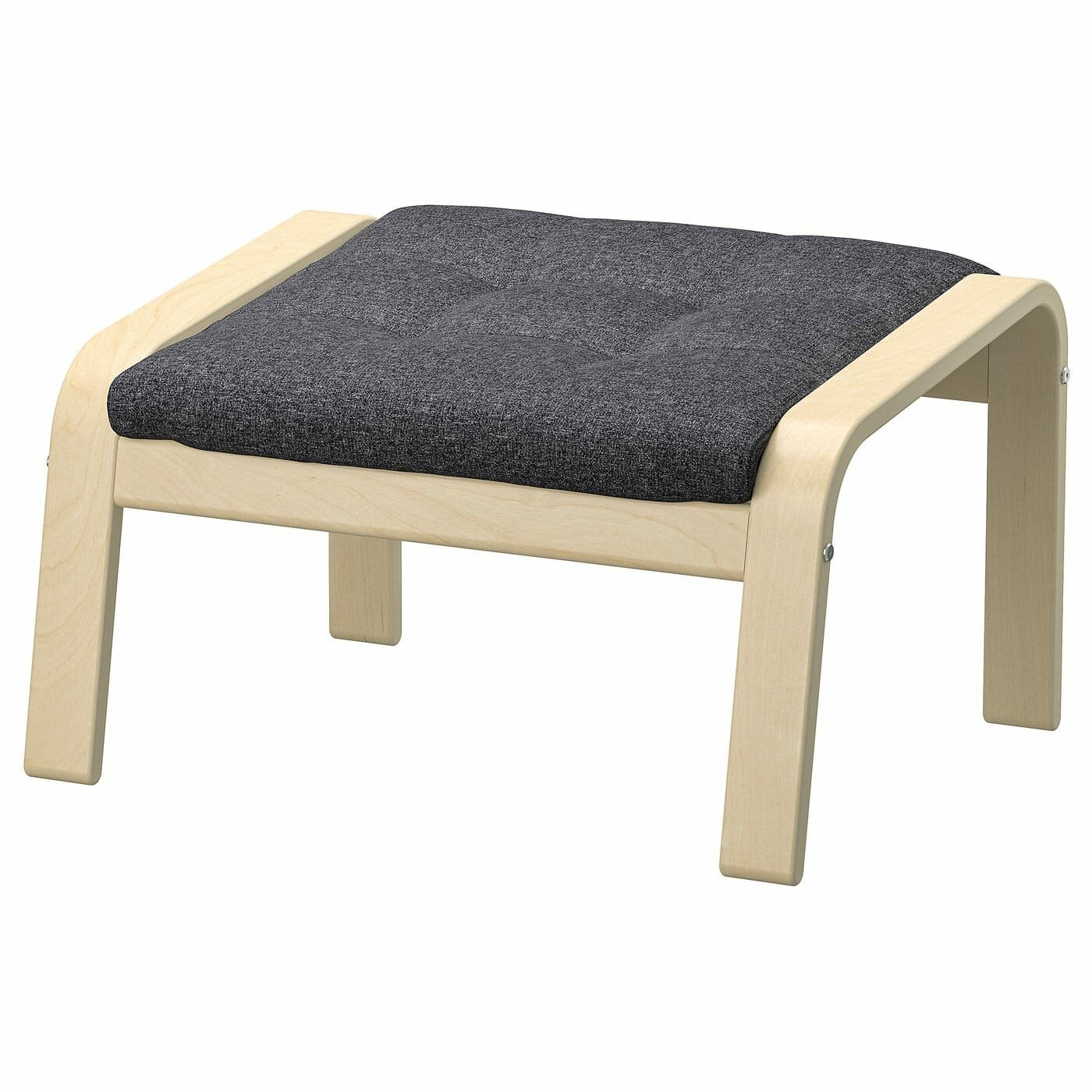 Пуф IKEA PO NG подножка, темно-серый 495.020.95