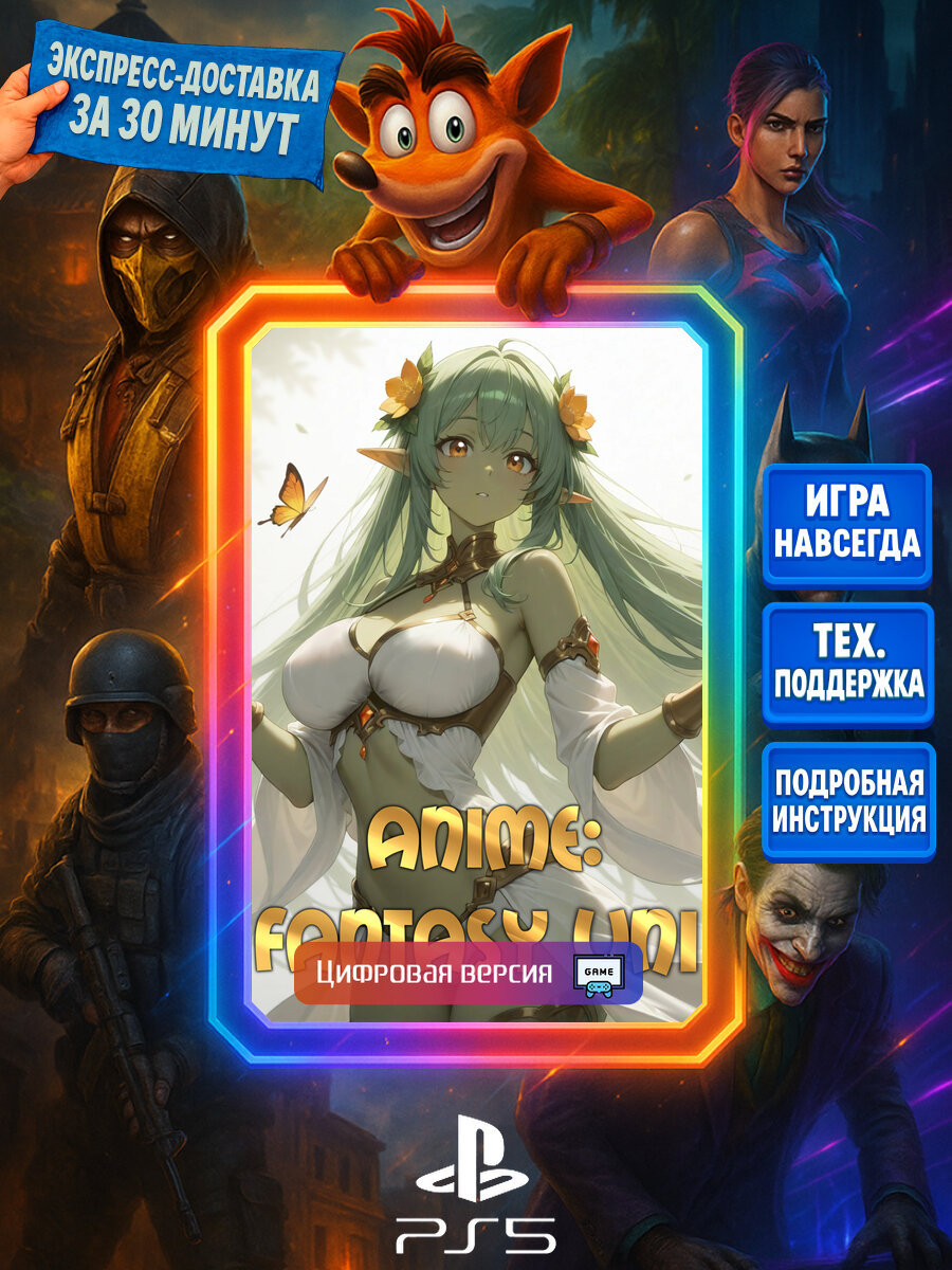 Anime: Fantasy Uni PS5 | Моментальная доставка | Английский язык | Для взрослых