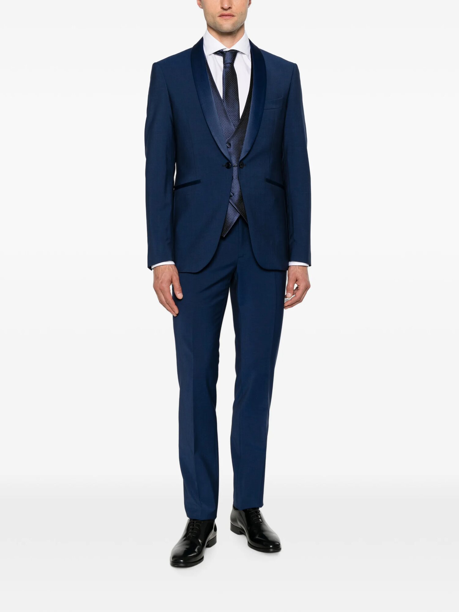 Комбинезон Carlo Pignatelli Shawl-lapel single-breasted three-piece wool suit, размер 50 — фото 1