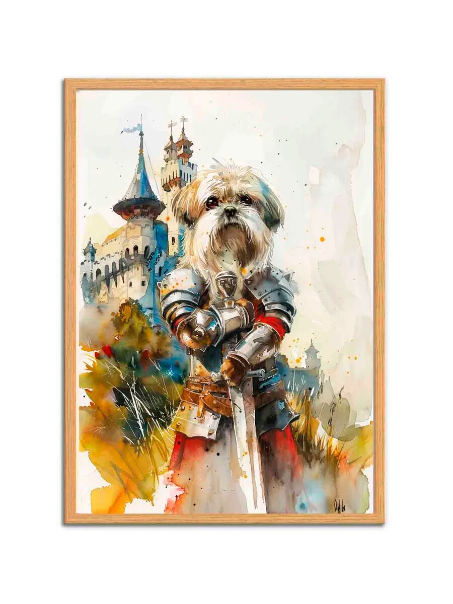 Рыцарь-пес Лхаса Апсо 5, Плакат 30x42см
