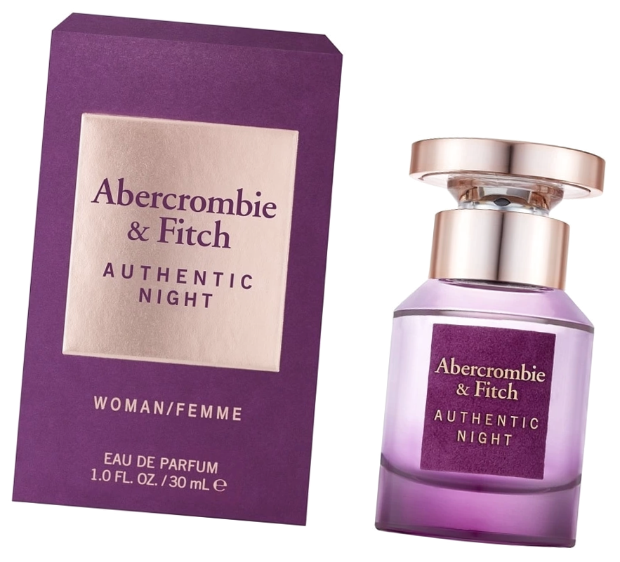 Женская парфюмерная вода Authentic Night Abercrombie and Fitch 30 мл