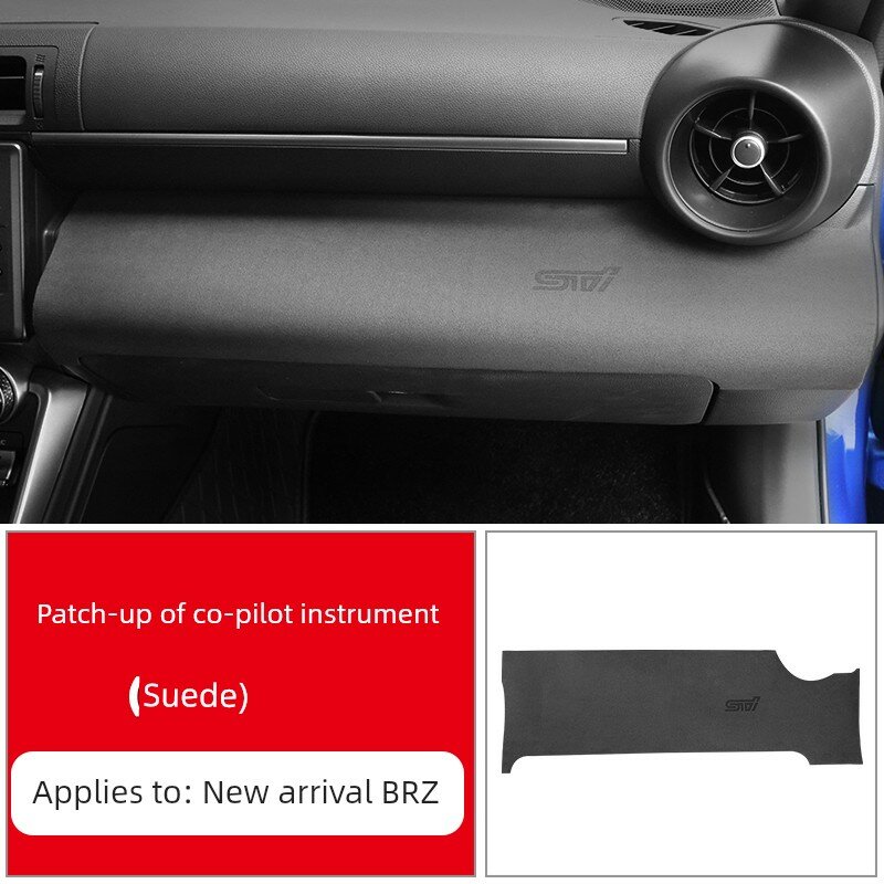Велюровая панель приборов для Subaru BRZ 2022+, левый руль, декоративная наклейка для салона автомобиля