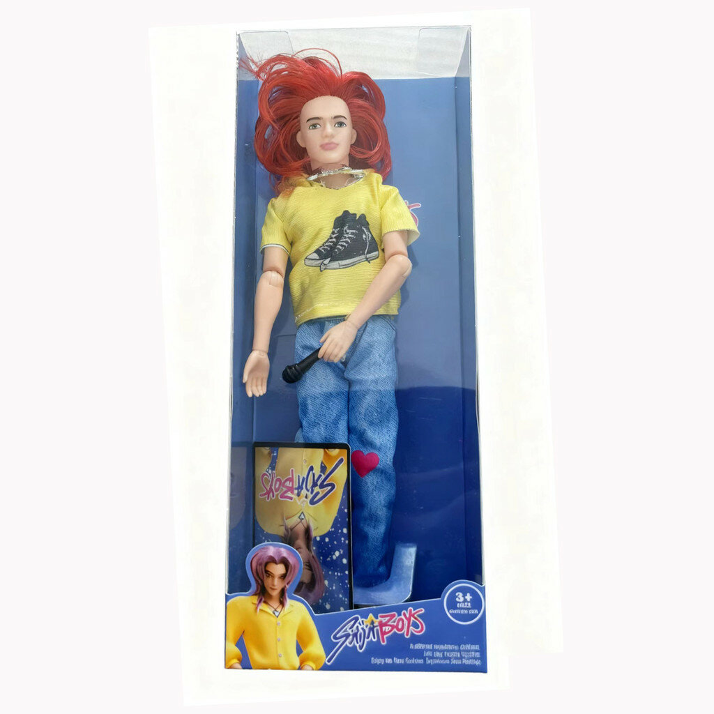 Kpop demon hunters saja boys pvc joints action figure для украшения стола и коллекции стиль 1