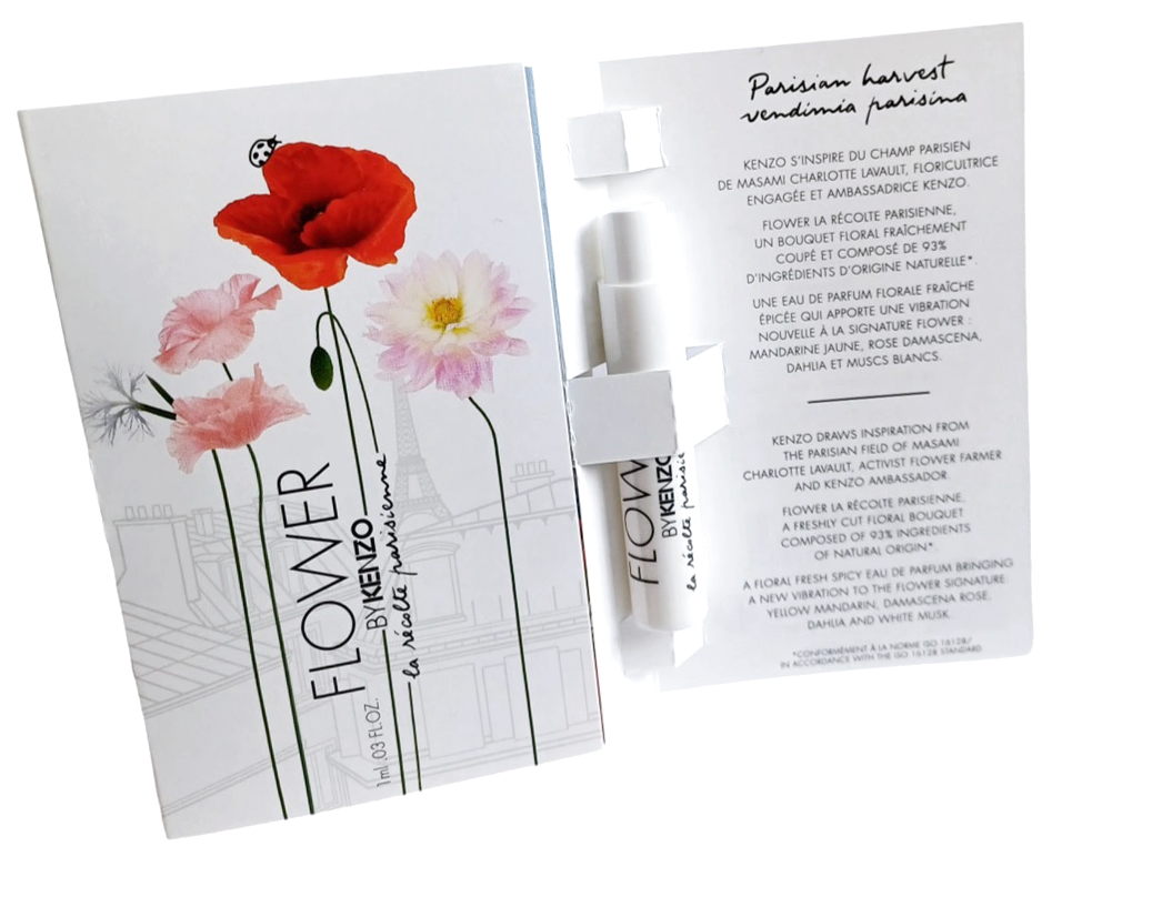 Kenzo Flower La Recolte Parisienne пробник духов 1 мл для женщин - Кензо Флауэр Паризьен Урожай