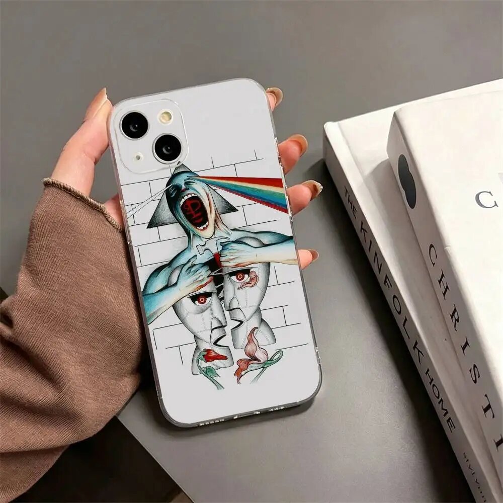 Чехол для телефона Art Rock Pink Floyd для iPhone 17, 16, 15, 14, 13, 12, 11 Plus, z8, iPhone14Pro