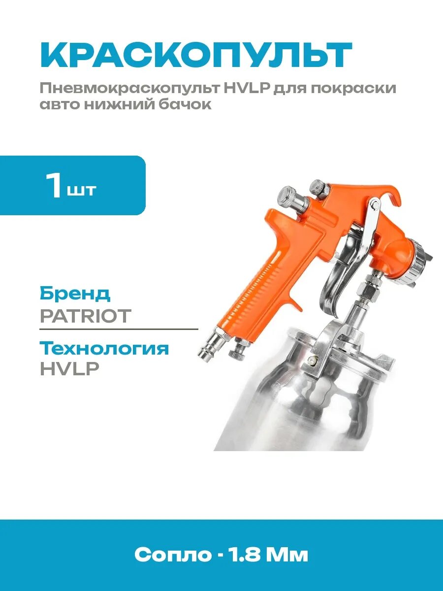 Профессиональный краскораспылитель HVLP для компрессора