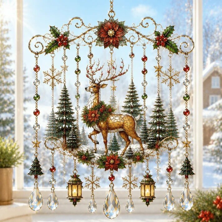 J Reindeer Forest>30cm, Акрил, рождественское украшение