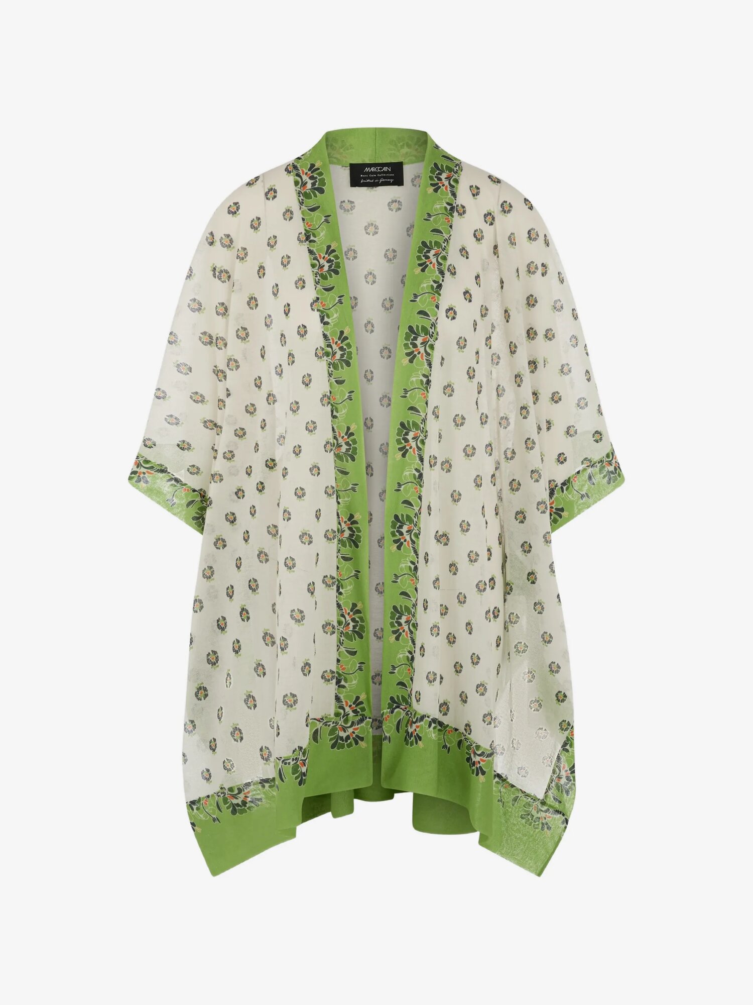 Накидка Floral-print open-front cape