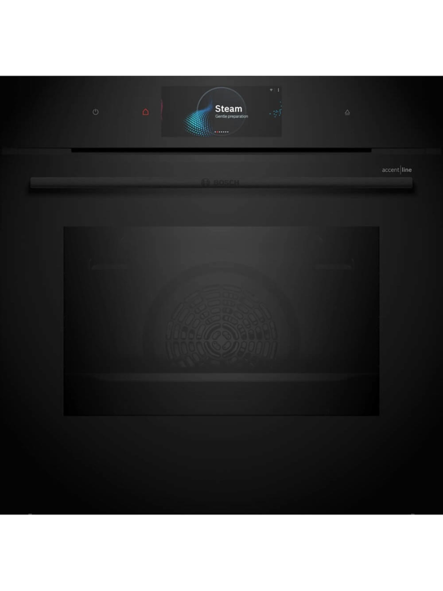 Духовой шкаф электрический Bosch Serie 8 HSG958DB1S, 71л, 24 программ, черный