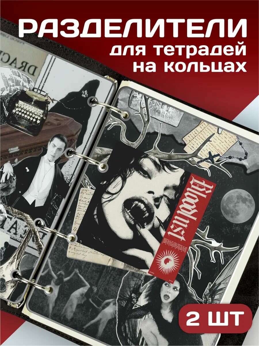 Пластиковые разделители для тетради на кольцах А5