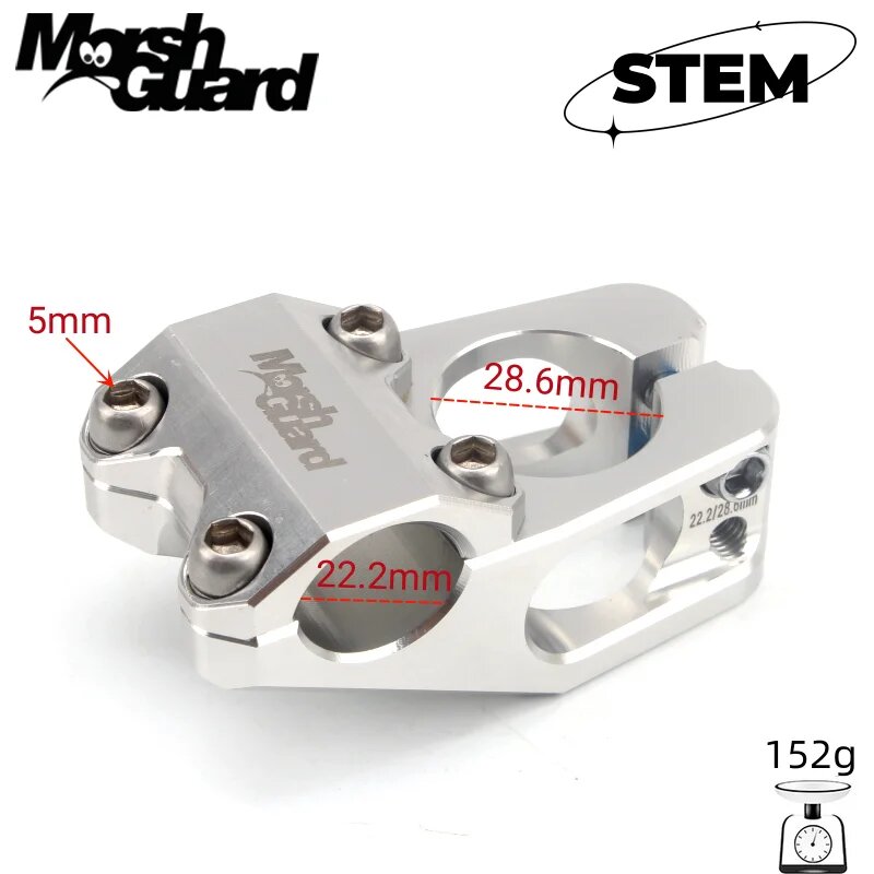EVOSID MORSH GUARD Вынос руля для BMX 22.2 мм Silver