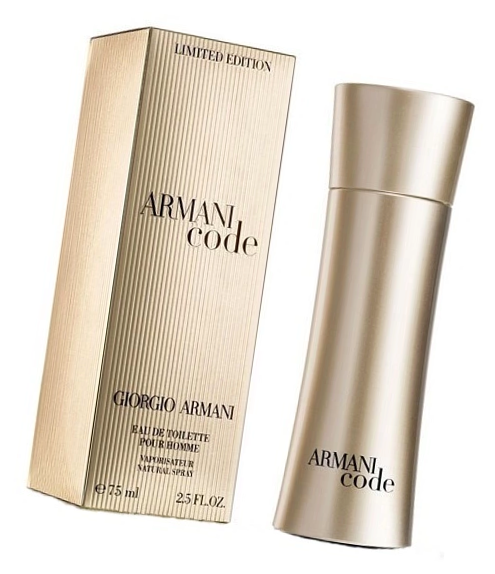 Туалетная вода Giorgio Armani Armani Code Golden Edition For Men мужская, 75 мл флакон