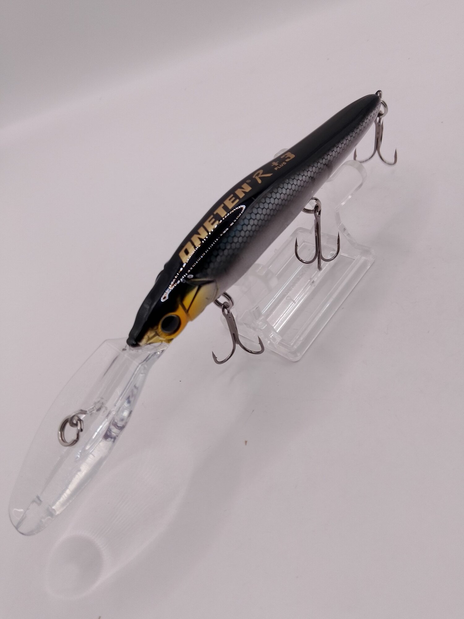 Воблер минноу Megabass Oneten R+3 Hi-Float, 110 мм, 15 гр, заглубление до 4 м, быстро всплывающий воблер для рыбалки