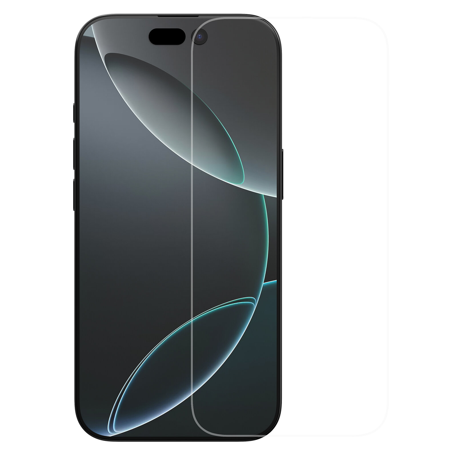 Защитное стекло с прозрачными рамками от Nillkin для iPhone 16 Pro Max, серия H+Pro Anti-Explosion Glass Screen Protector (в комплекте ванночка для установки)