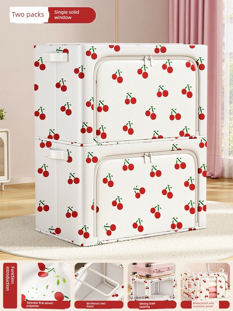 Хлопковая коробка с одним окном, 2 шт для рубашек, 40x30x20 см