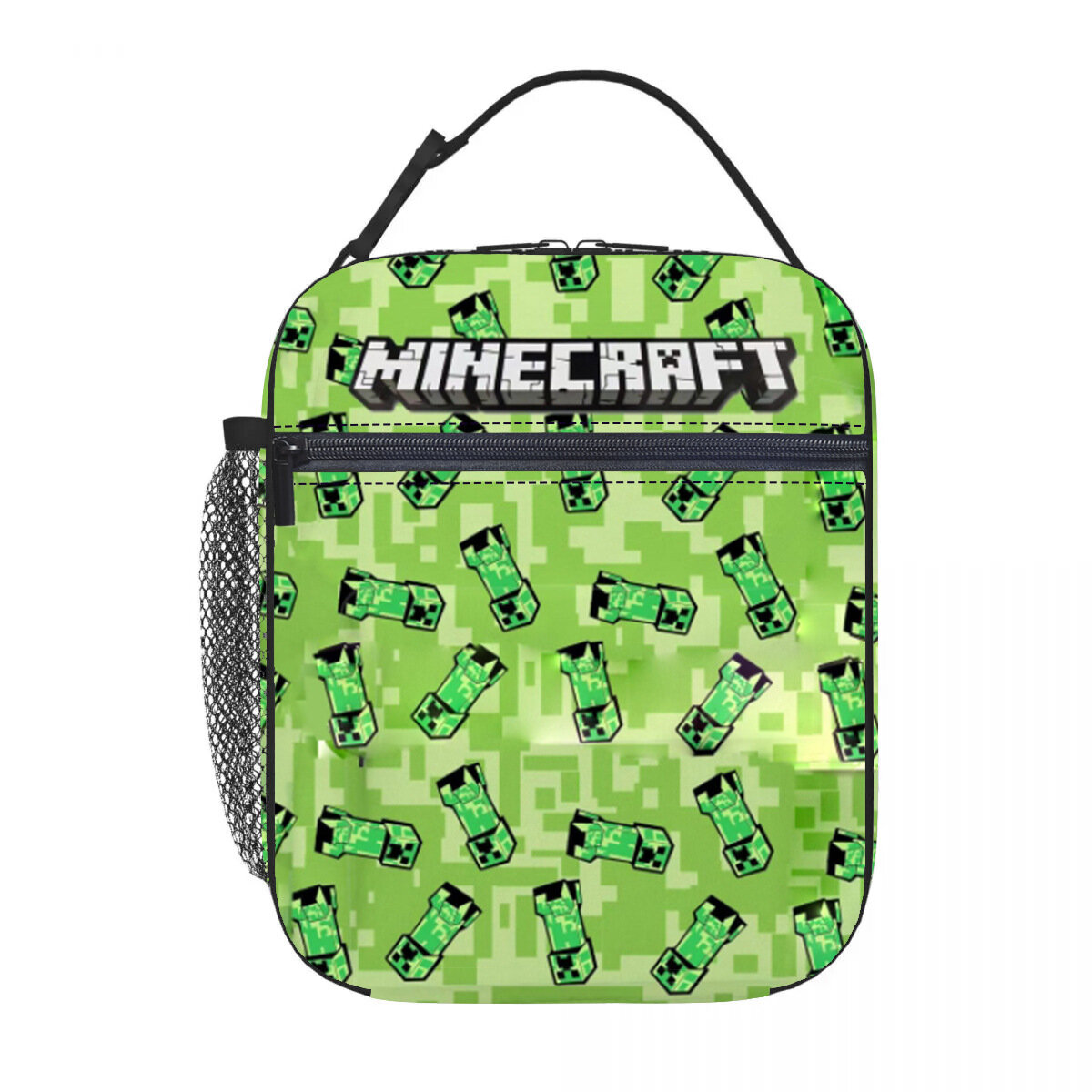 Minecraft Minecraft начальная школа сумка для еды детская портативная сумка через плечо термоящик для хранения внутренняя водонепроницаемая сумка